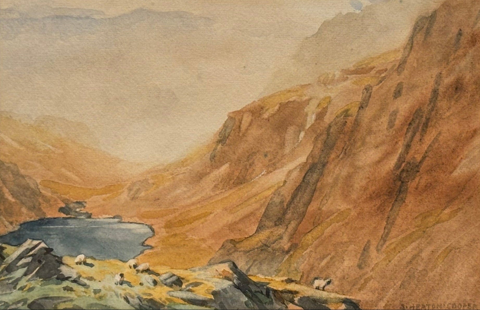 Blea Water, Mardale - Original Painting by Alfred Heaton Cooper (1863